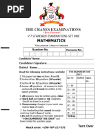 Mathematics - CBC Grade 8 End Term 2 Exams 2024 Set 1-1843 | PDF ...