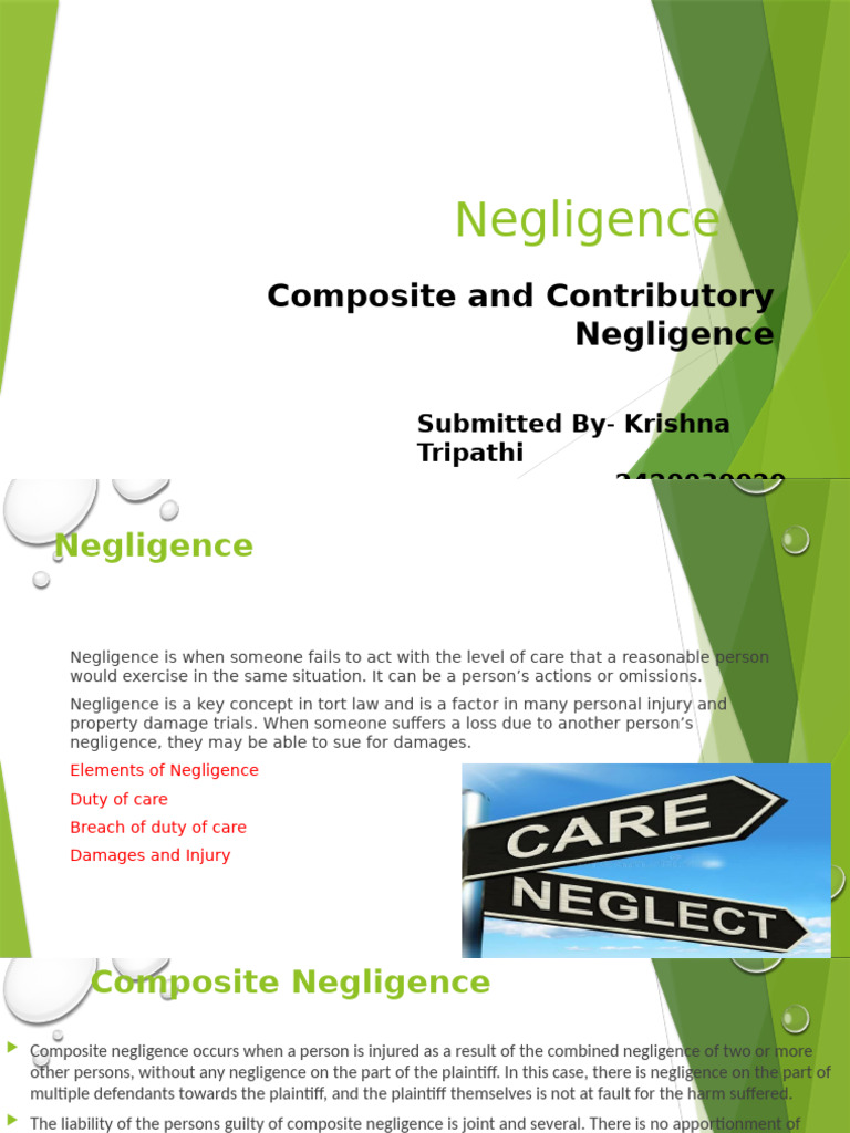 Krishna Tripathi (2420030029) 2 | PDF | Negligence | Damages