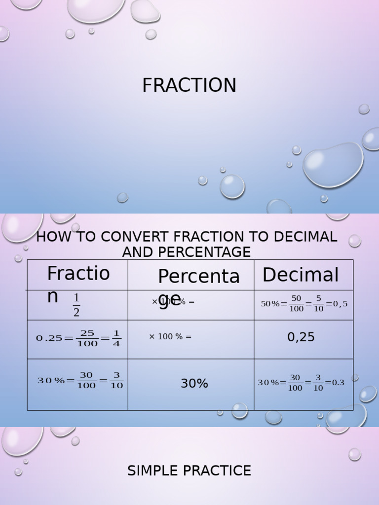 Fraction | PDF | Mathematical Notation | Lexicology