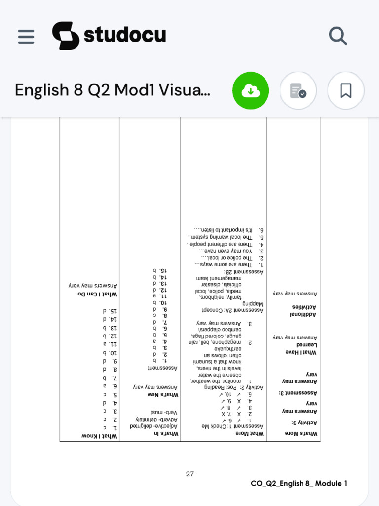 English 8 Q2 Mod1 Visual Verbal Relationships V8 - 8 English Quarter 2 ...