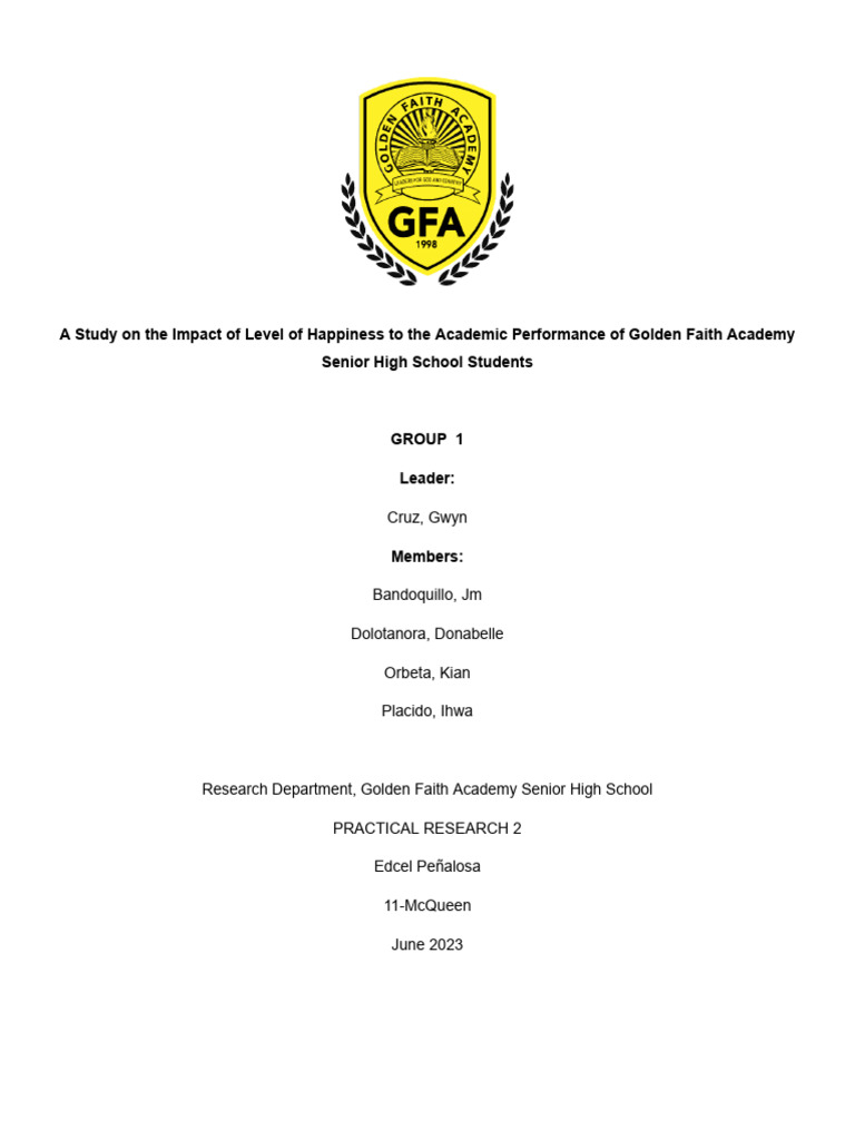 Final Research Paper - Group1 - Mcqueen | PDF | Statistics | Sampling ...