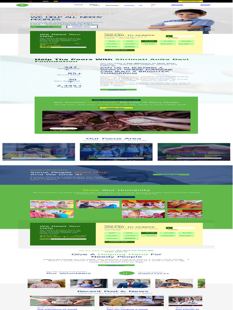 Best Ngo Donation in India For Help To All Poor People | PDF