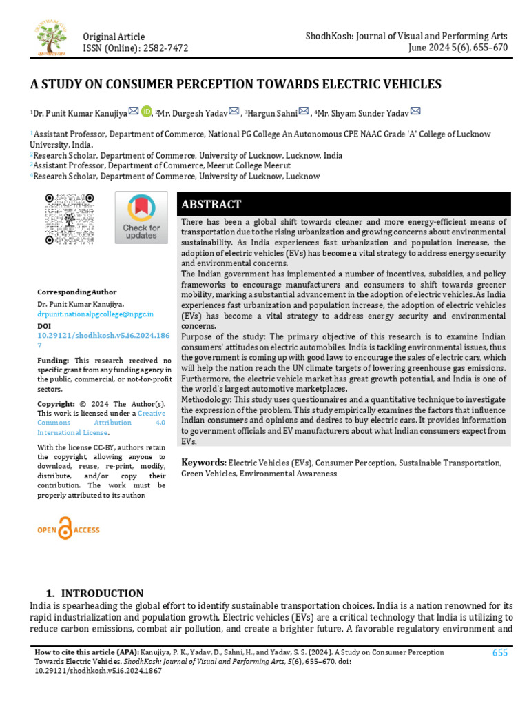 A - Study - On - Consumer - Perception - Towards - Electric - Ve 2 ...
