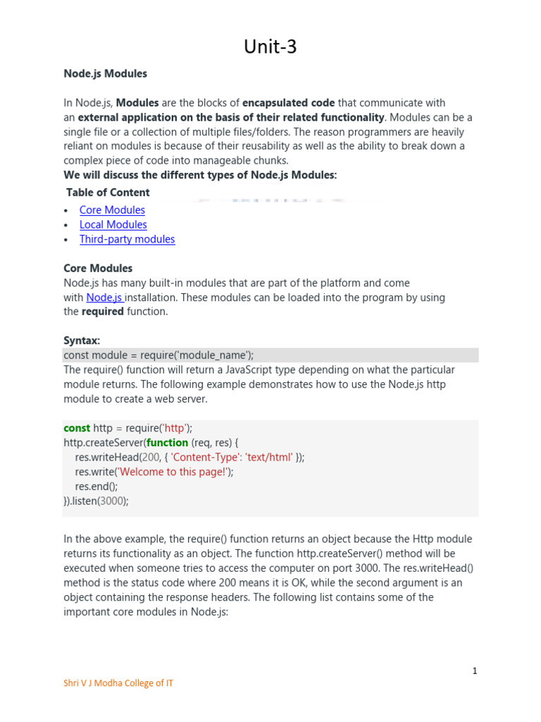 Unit-3 | PDF | Computing | Systems Architecture