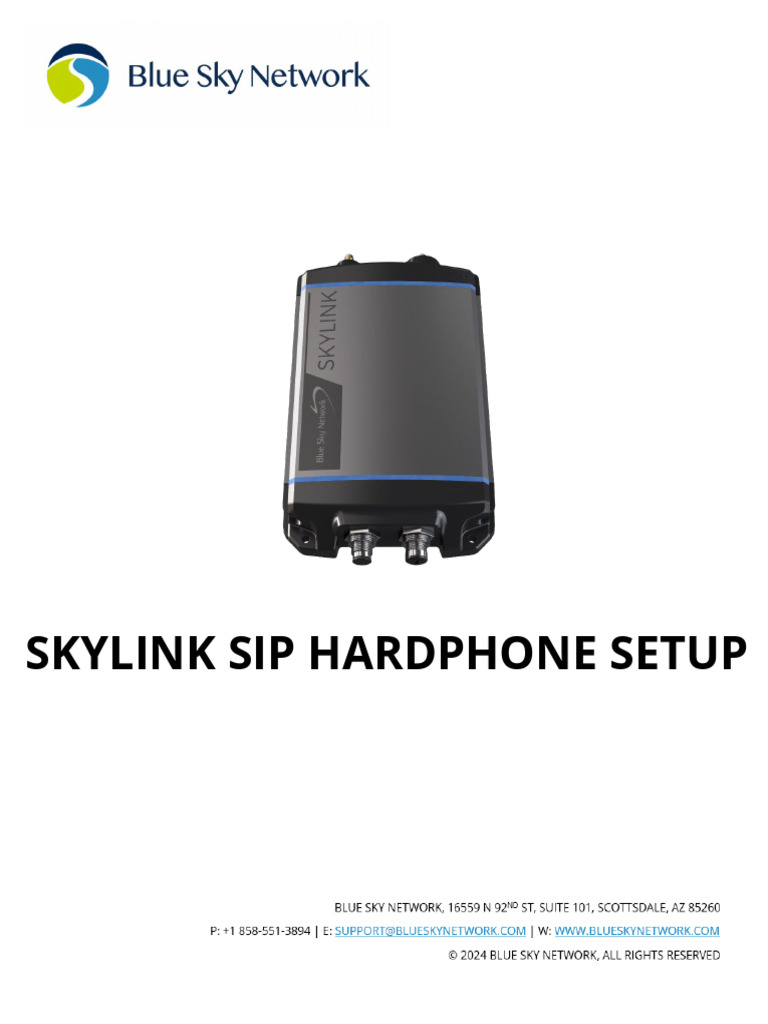 SIP-Hardphone-Setup | PDF | Session Initiation Protocol | Computer Network