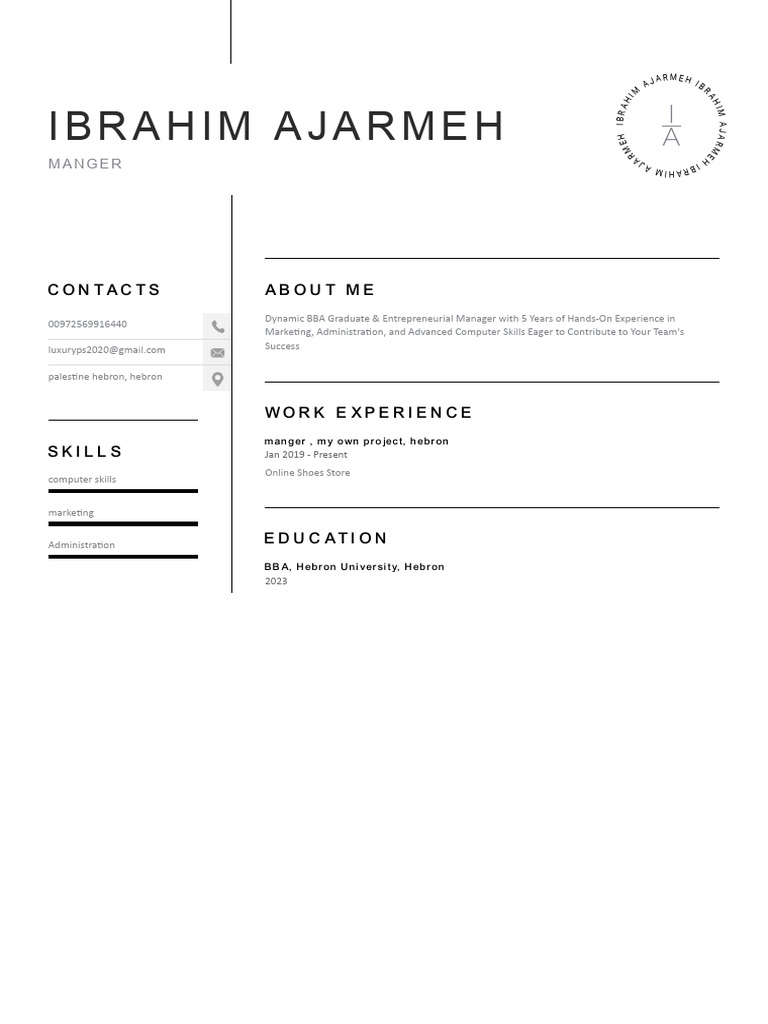 Ibrahim Resume | PDF