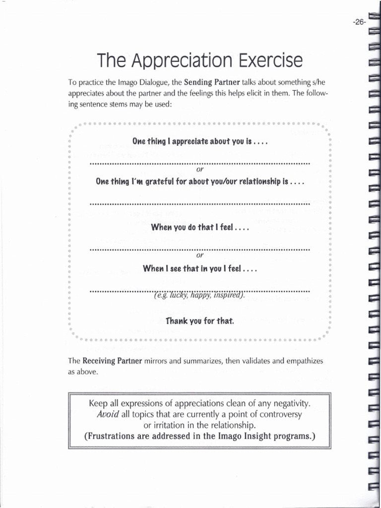 The Appreciation Excercise | PDF | Physical Fitness