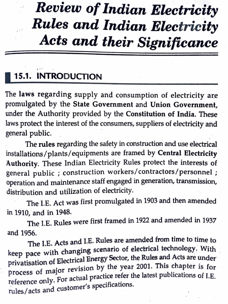 ESM IE Rules Unit-V | PDF