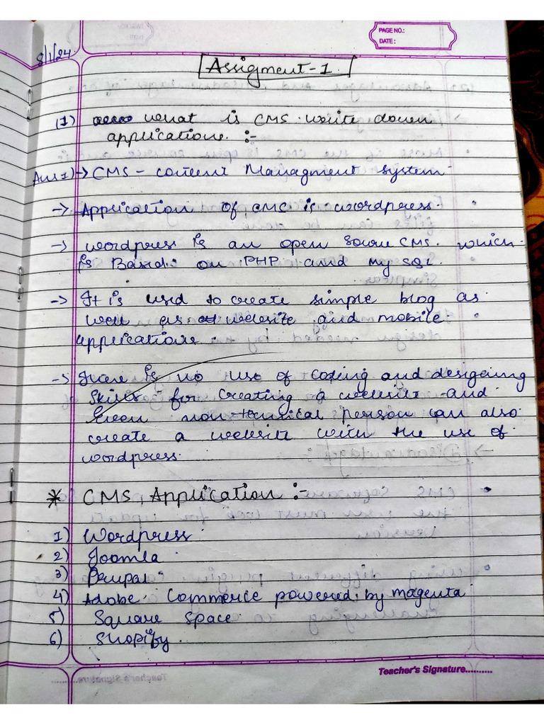 Wordpress Assignment - 1 | PDF