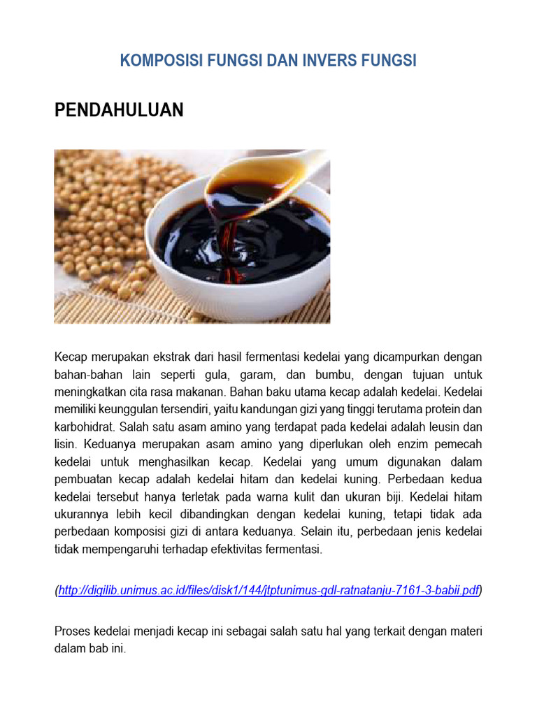 171 - Bab III Komposisi Fungsi Dan Invers Fungsi - Edit-2 - A5 - Relasi-Fungsi Dan Operasi | PDF