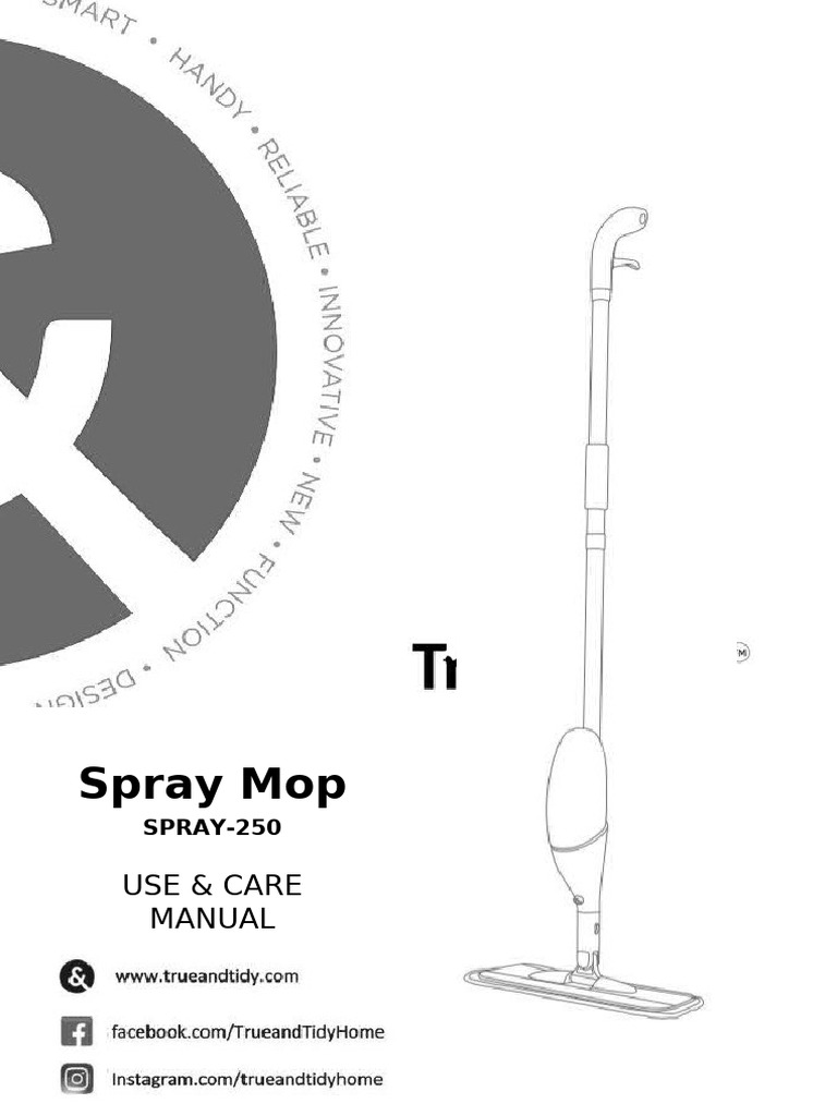 spray mop | PDF