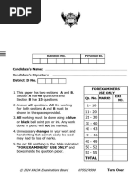 PLE SST 2024-A Revised Past Paper Guides | PDF