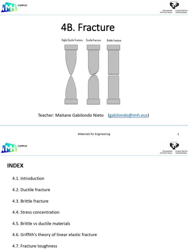 4B. Fracture v2 | PDF | Fracture | Fracture Mechanics