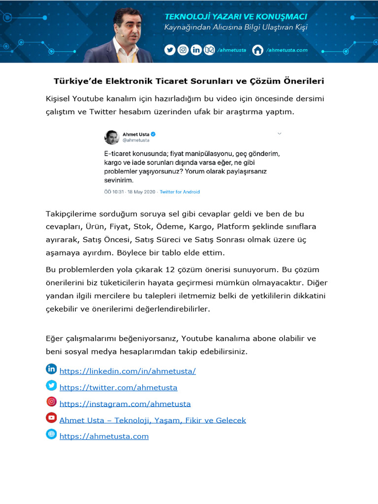 Ahmet_Usta_Eticaret | PDF