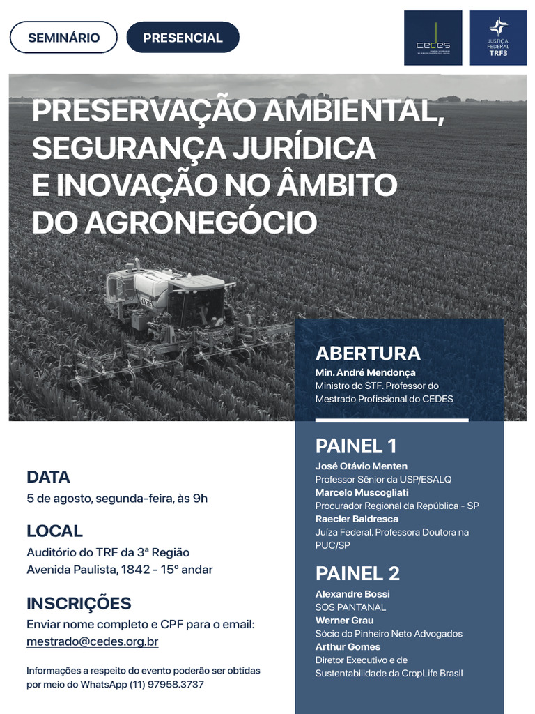 Folder Seminário Agro | PDF
