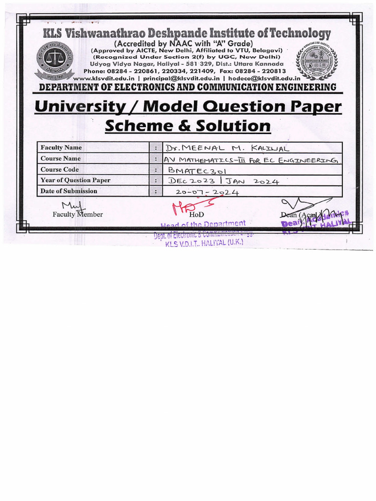 3rd Sem Bmatec301 Vtu QP Scheme of Dec 2023 Jan 2024 MMK | PDF