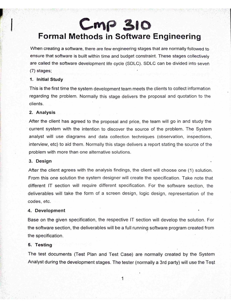 CMP 310 first part (1) | PDF