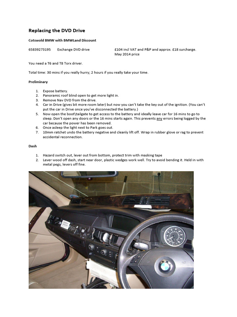 BMW E60&E61 Nav DVD Replacement | PDF | Electrical Connector ...