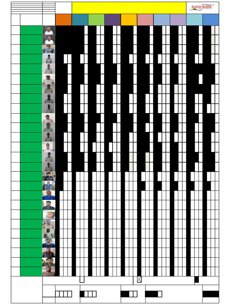 Skill Matrix -Filling | PDF