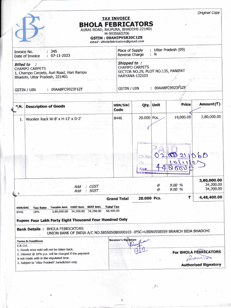 Printer Pallets Racks and Electrial Items Old and New | PDF ...