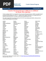 Six-Month Club Passport Exemptions 2023 | PDF | Passport | Nationality Law