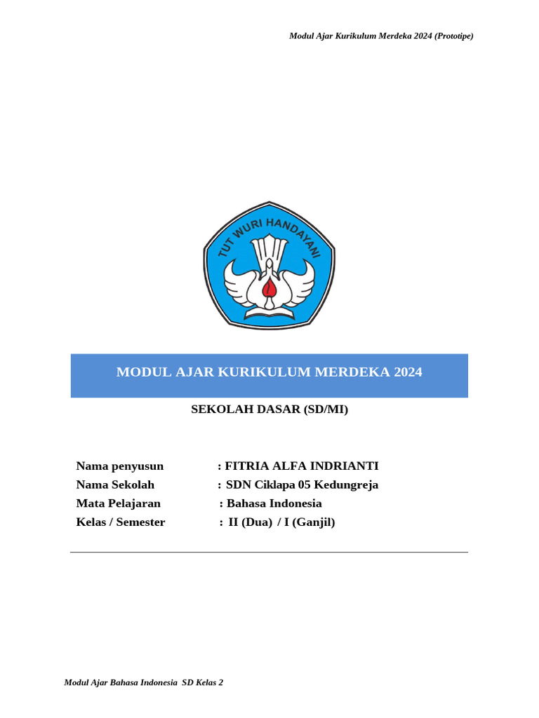 Modul Ajar Hilda Kelas 2 1 | PDF