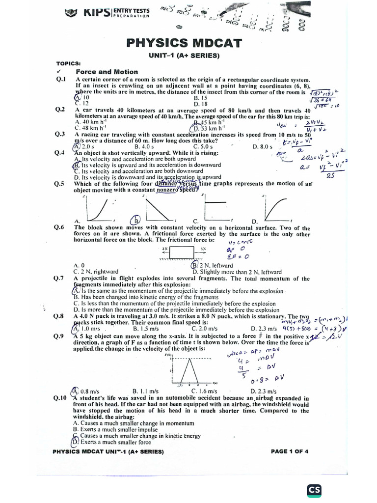 Physics Test Series | PDF