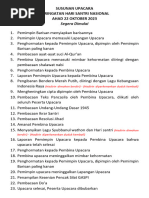 Susunan Upacara Hari Santri | PDF