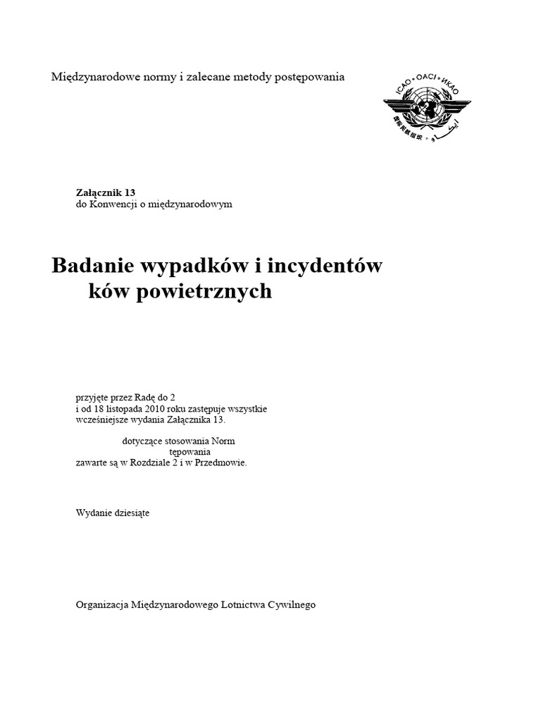 Badanie Wypadków-Z13 | PDF