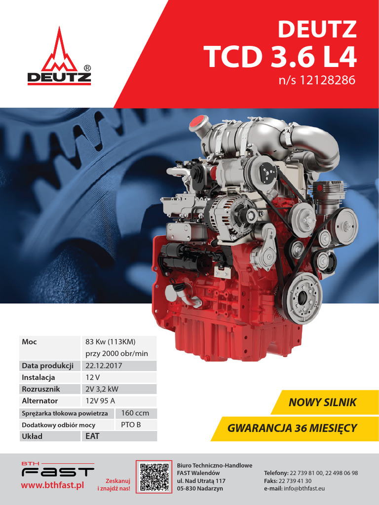 Deutz TCD 3 6 l4 Web | PDF