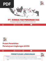 Persetujuan Lingkungan & RKL-RPL Rinci Melalui OSS - BKPM | PDF