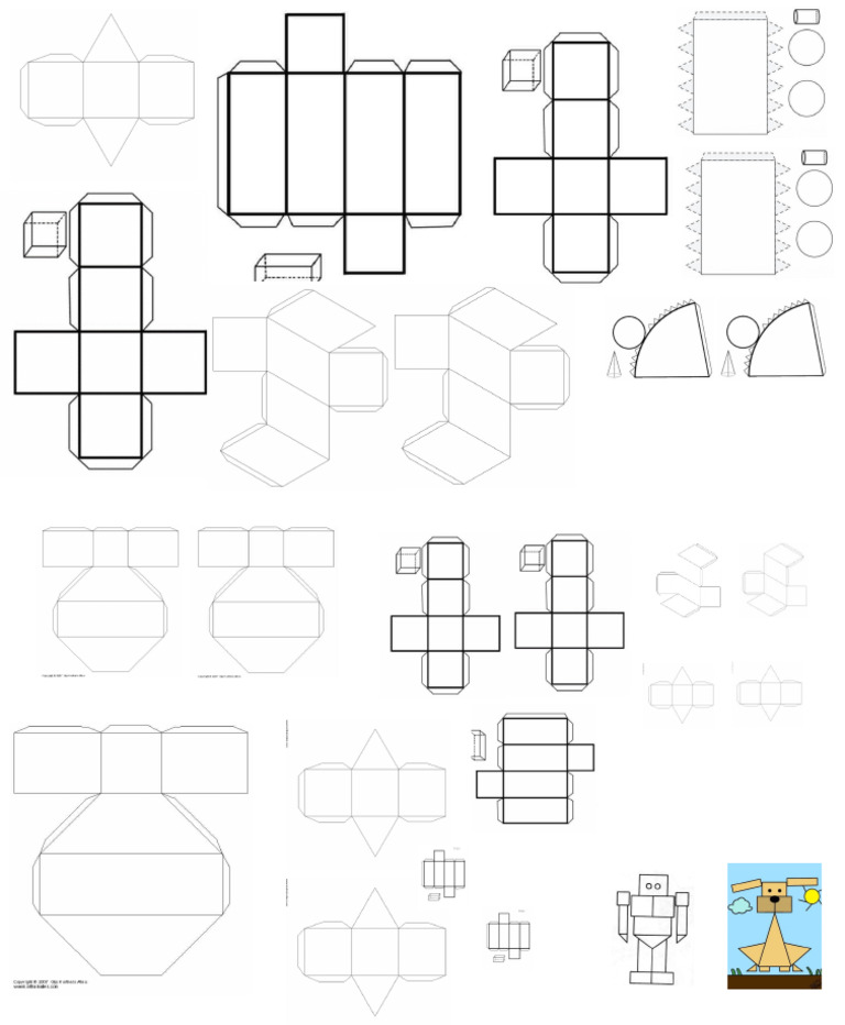 Robot Con Figuras Geometricas | PDF