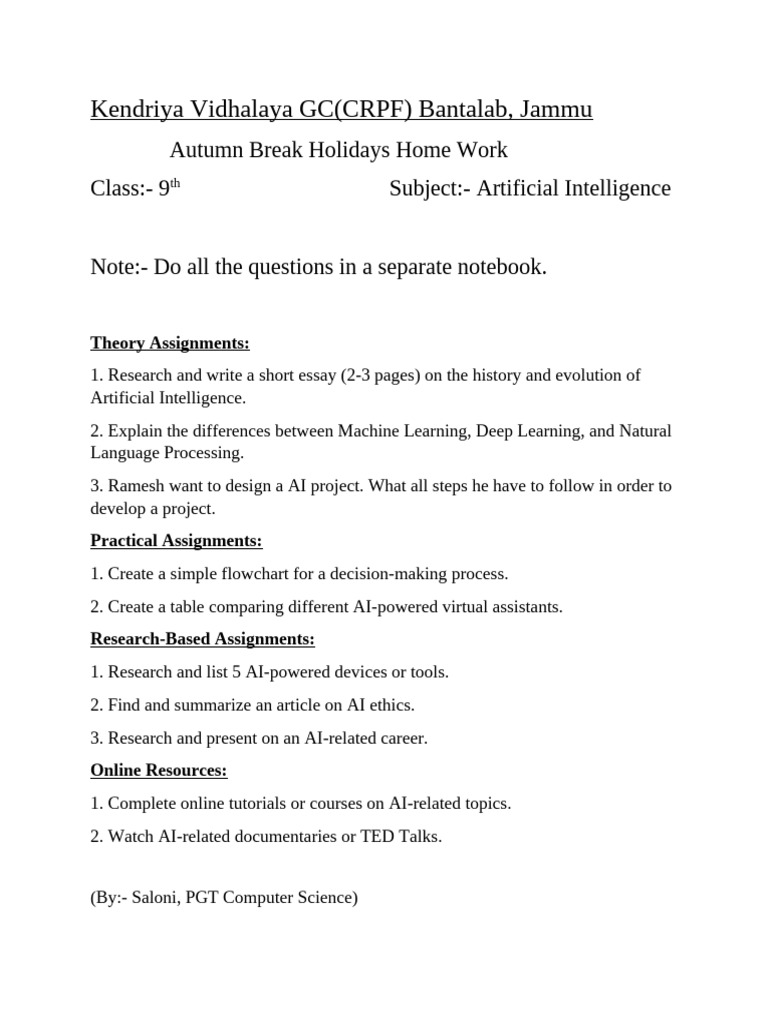 AI Homework | PDF | Games & Activities | Technology & Engineering