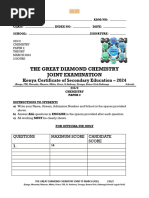 Chemistry Pp2 Pre-Mock 2025 | PDF | Chemical Compounds | Chemical Substances