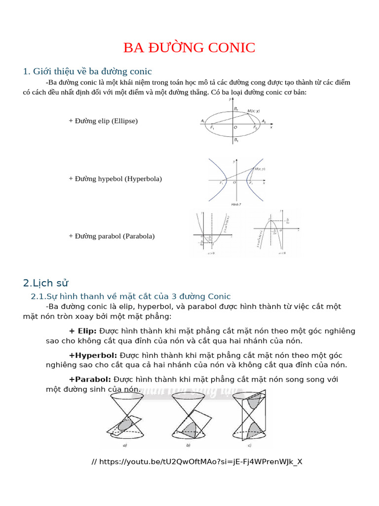 Conics section | PDF