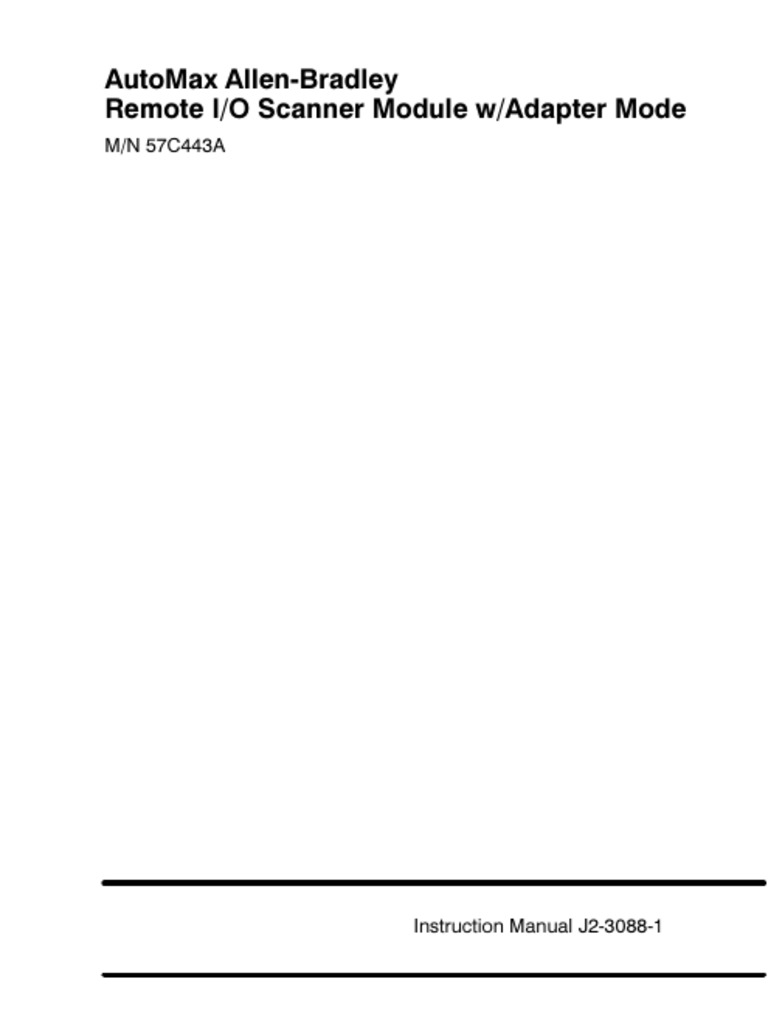 AB RIO Scanner Amax-In015 - En-P | PDF