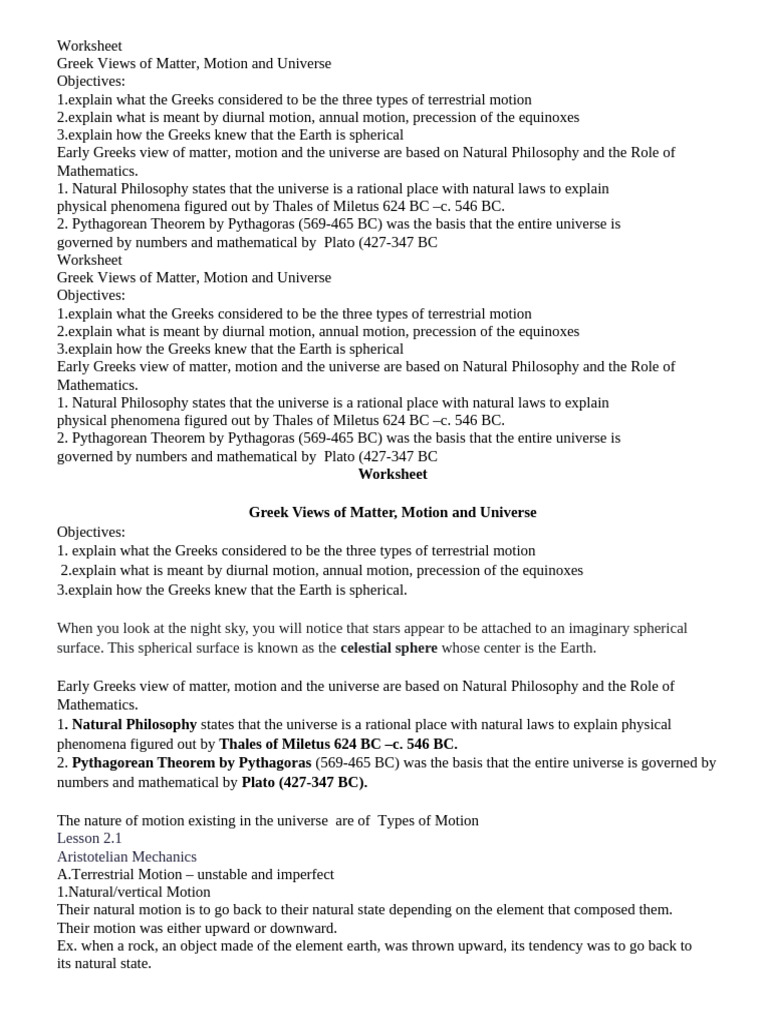 Worksheet Q4 WEEK 1 | PDF | Moon | Eclipse