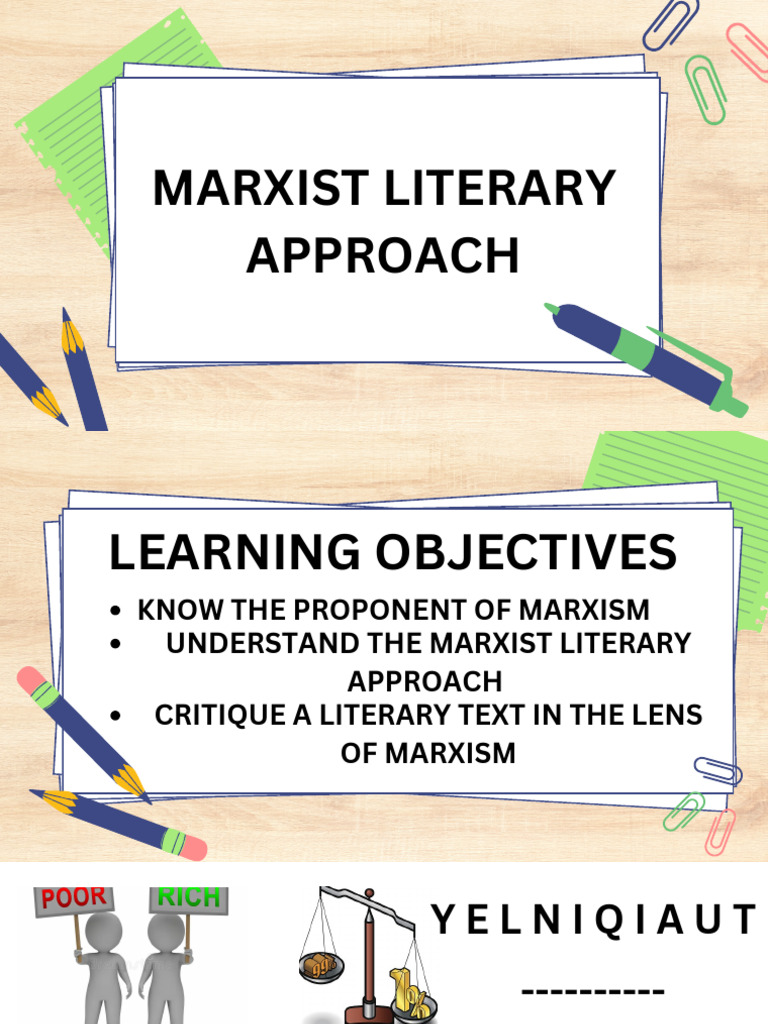 Marxist Literary Approach | PDF | Marxism | Anti Capitalism