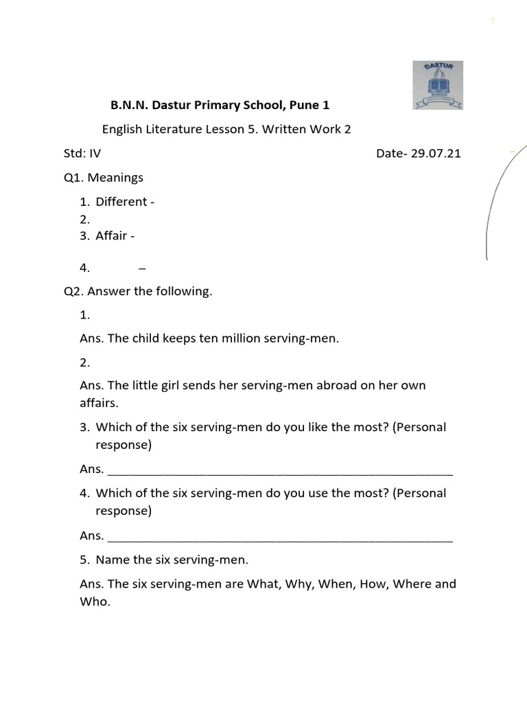 Std4 Englit Ls5 WW2 | PDF