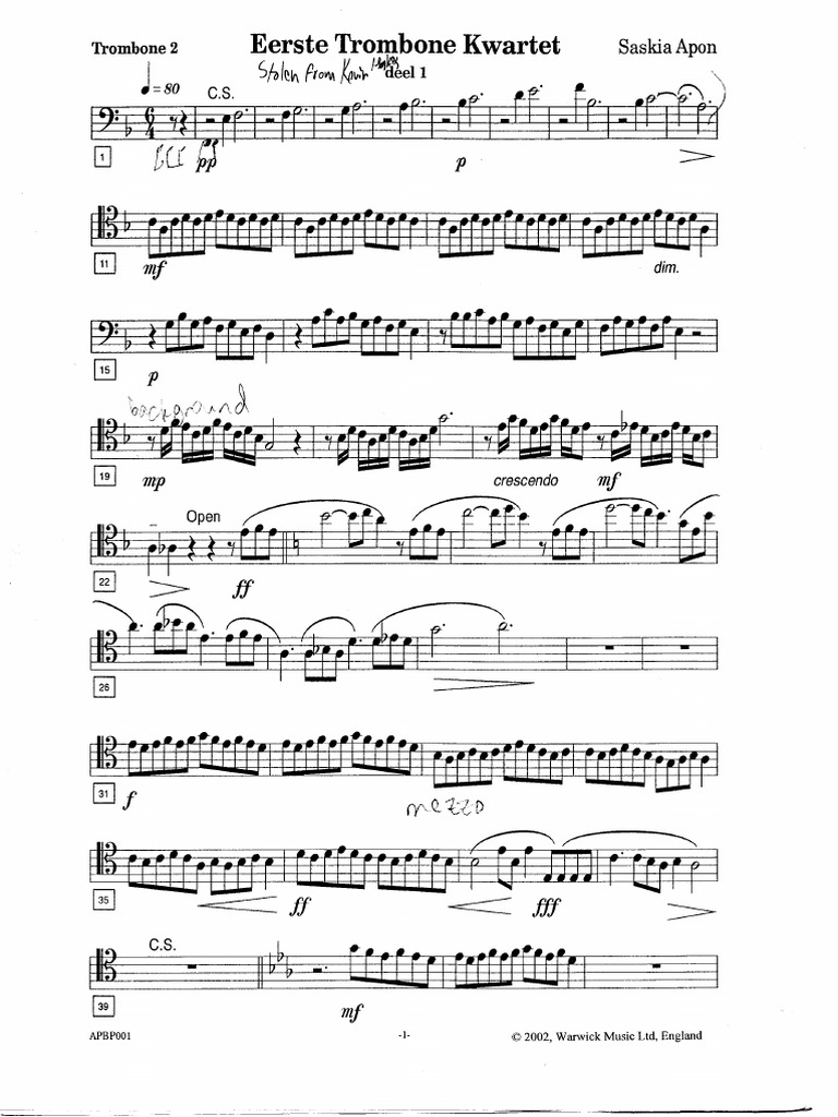 02 Trombone 2 | PDF