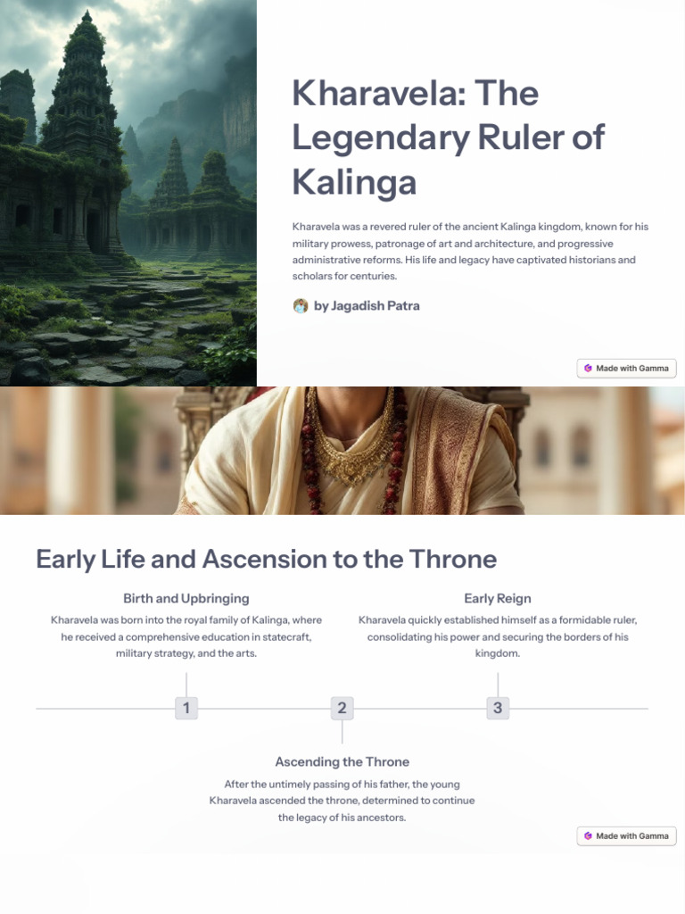 Kharavela The Legendary Ruler of Kalinga | PDF | History