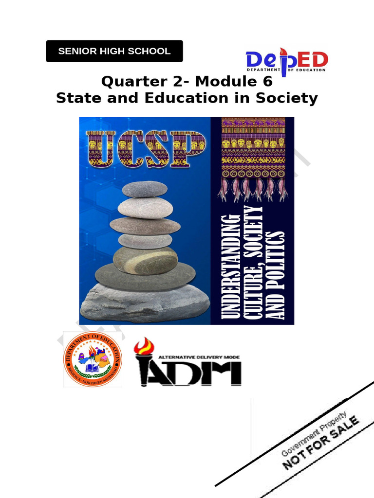 Ucsp Q2 Mod6 V5 | PDF | State (Polity) | Curriculum