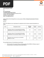 FireProofing Specification | PDF | Structural Steel | Pipe (Fluid Conveyance)
