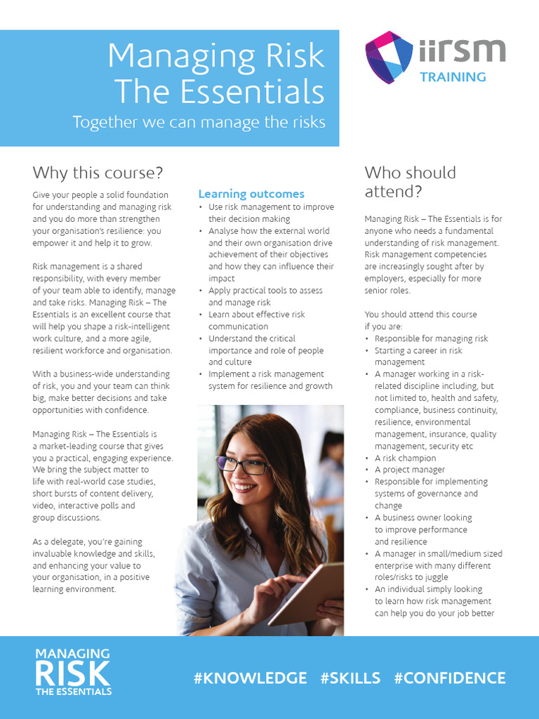 IIRSM MRE-Factsheet 2024 (2) | PDF | Risk | Risk Management