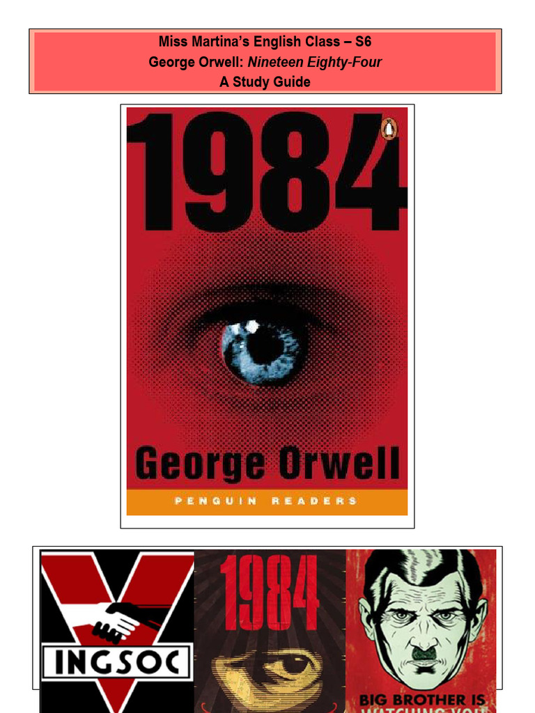 Nineteen Eighty-Four Study Guide | PDF | Utopian And Dystopian Fiction ...