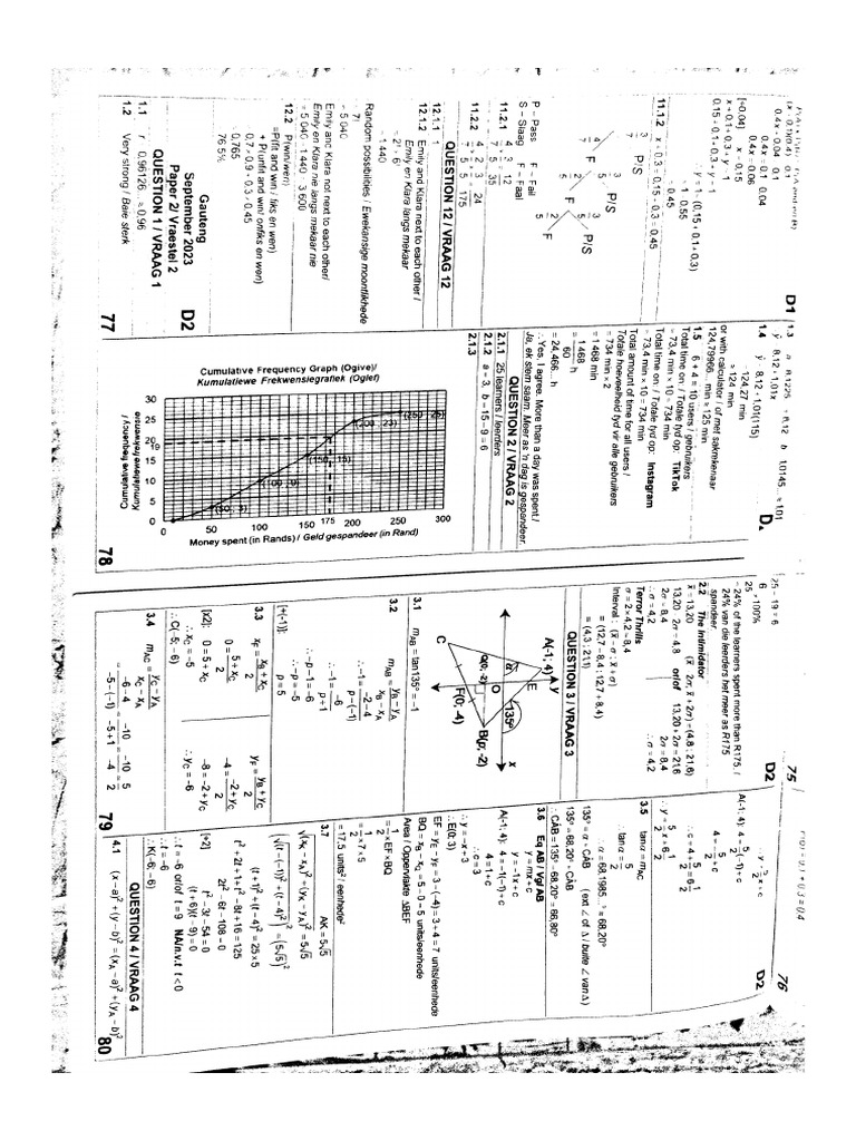 Maths Solutions 2024 pt2 | PDF
