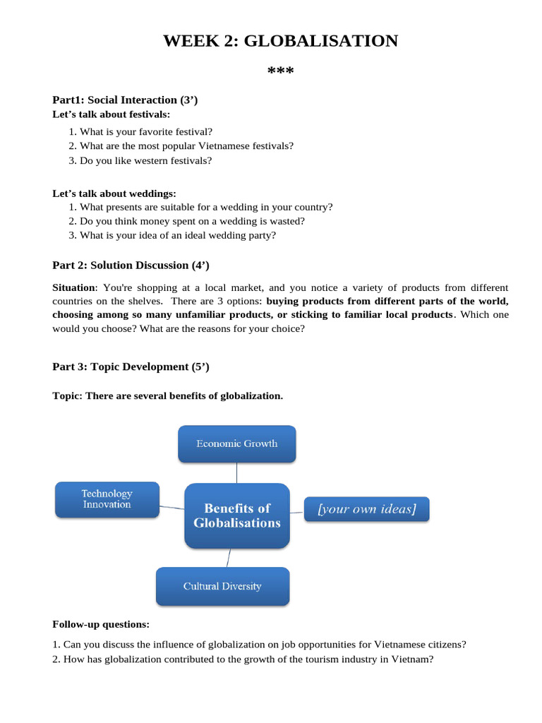 Week 2_Unit 1_Globalization | PDF