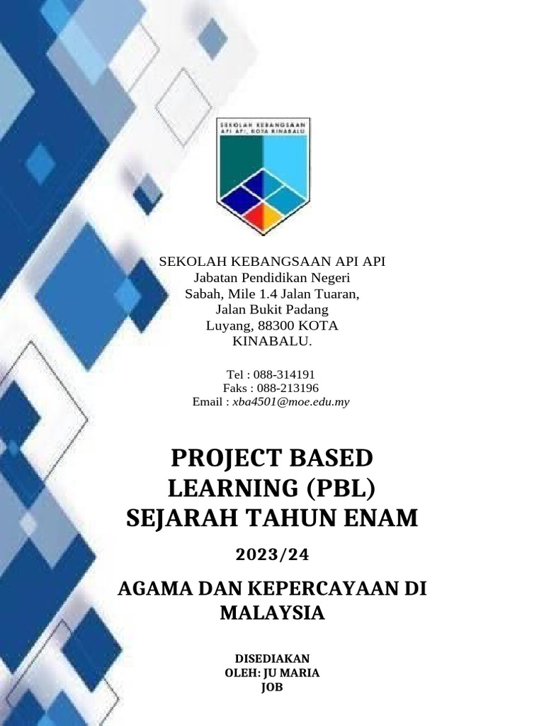 PBL Sejarah Tahun 6 | PDF | Agama & Spiritualitas
