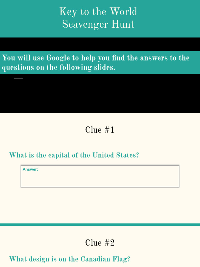 Caden Stone - World Scavenger Hunt - 18757835 | PDF | Earth Sciences