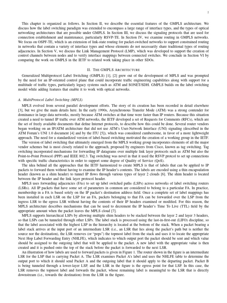 Emerging Optical ch9.pdf-2 | PDF | Networking | Multiprotocol Label Switching